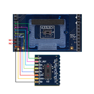3D ToF Sensor Evaluation Board VL53L5CX-SATEL